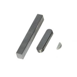 28mm x 10mm x 60mm - Keysteel Key One End Square One End Rounded | Key ...